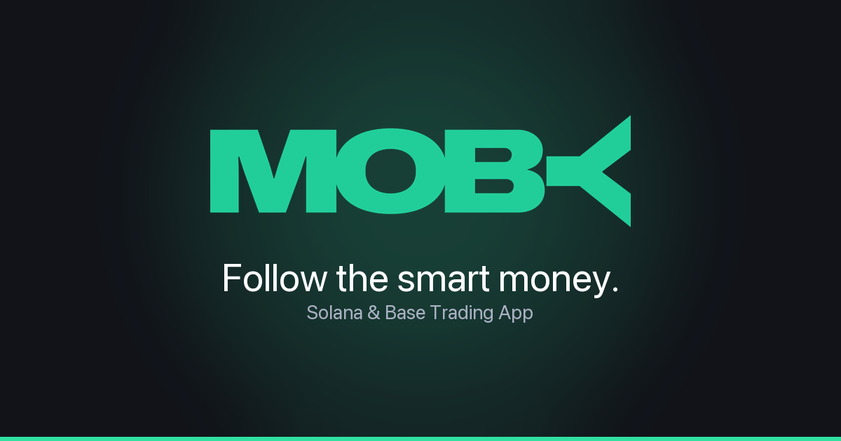 Moby — Solana & Base Trading App | Follow Smart Money